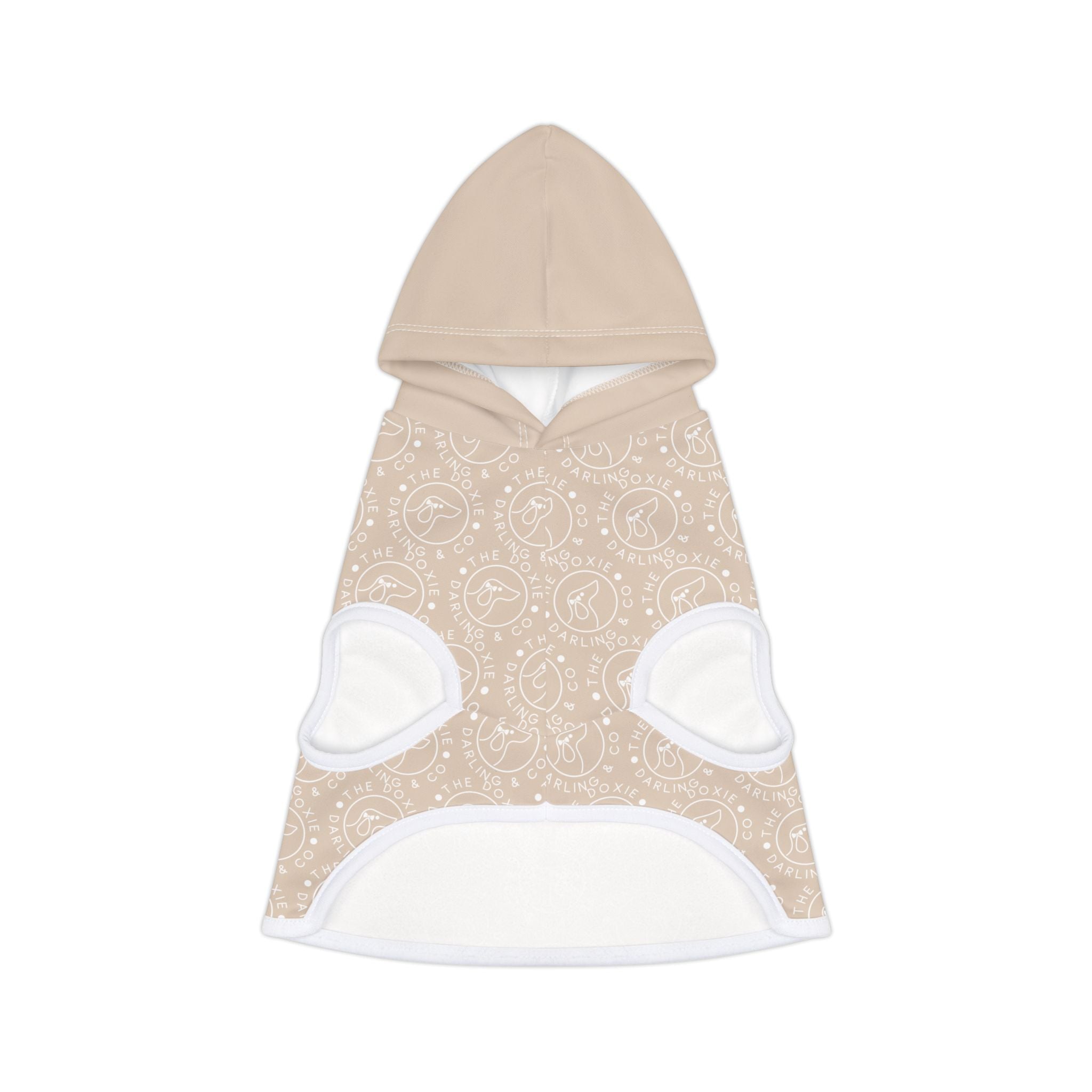 Darling Collection Cream Pattern Pet Hoodie – The Doxie Darling Co.